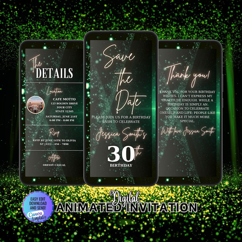 Save the Date Birthday Templates, Save the Date Birthday Invitations ...