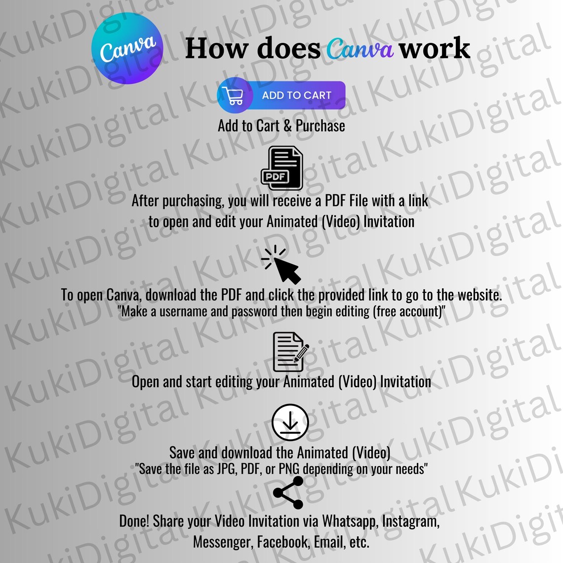 Purple Shhh It's a Surprise Birthday Dinner Invitation, Digital ...