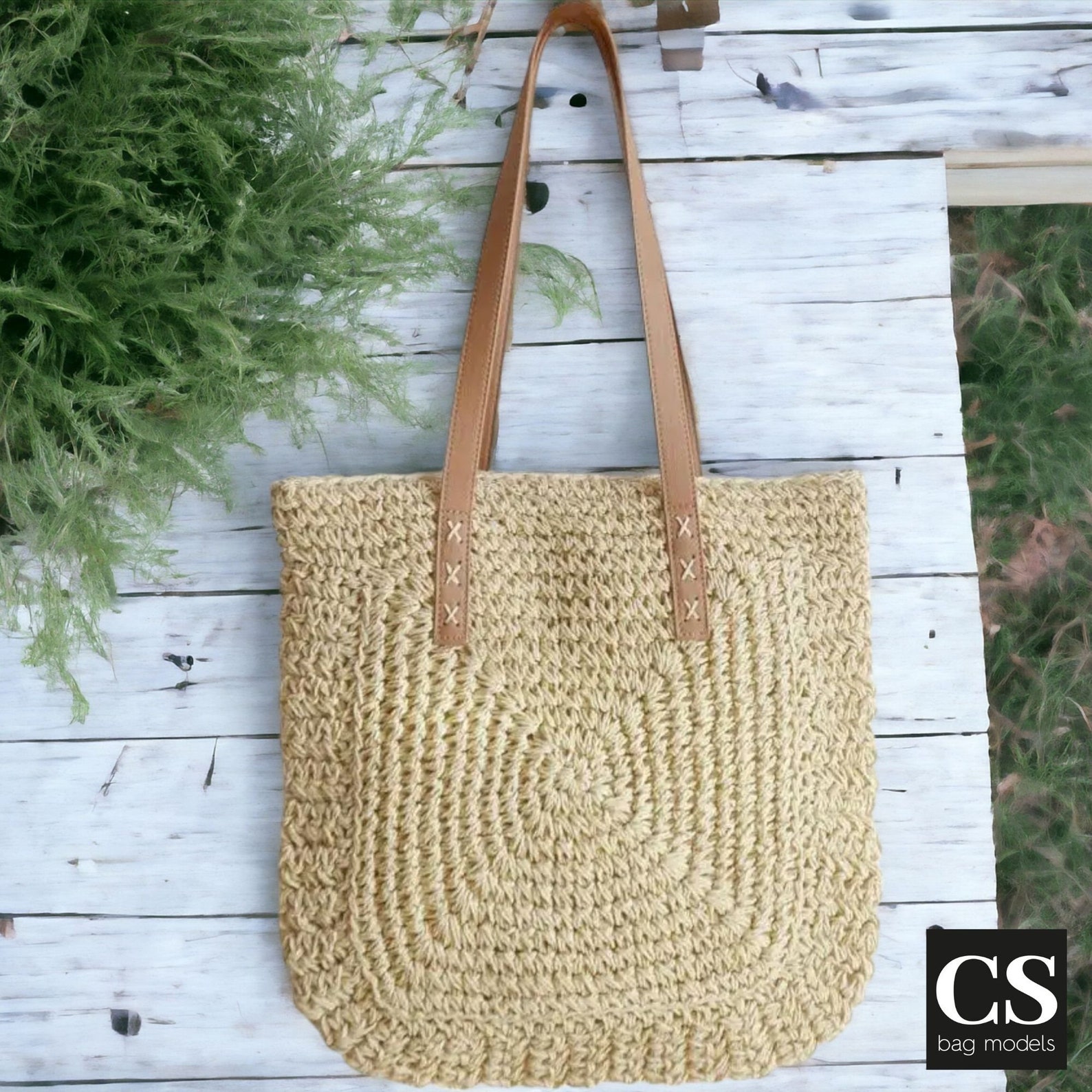 Women's Straw Weave Tote Bag, Woven Beach Bag, Fashion Casual Bag, Gift ...