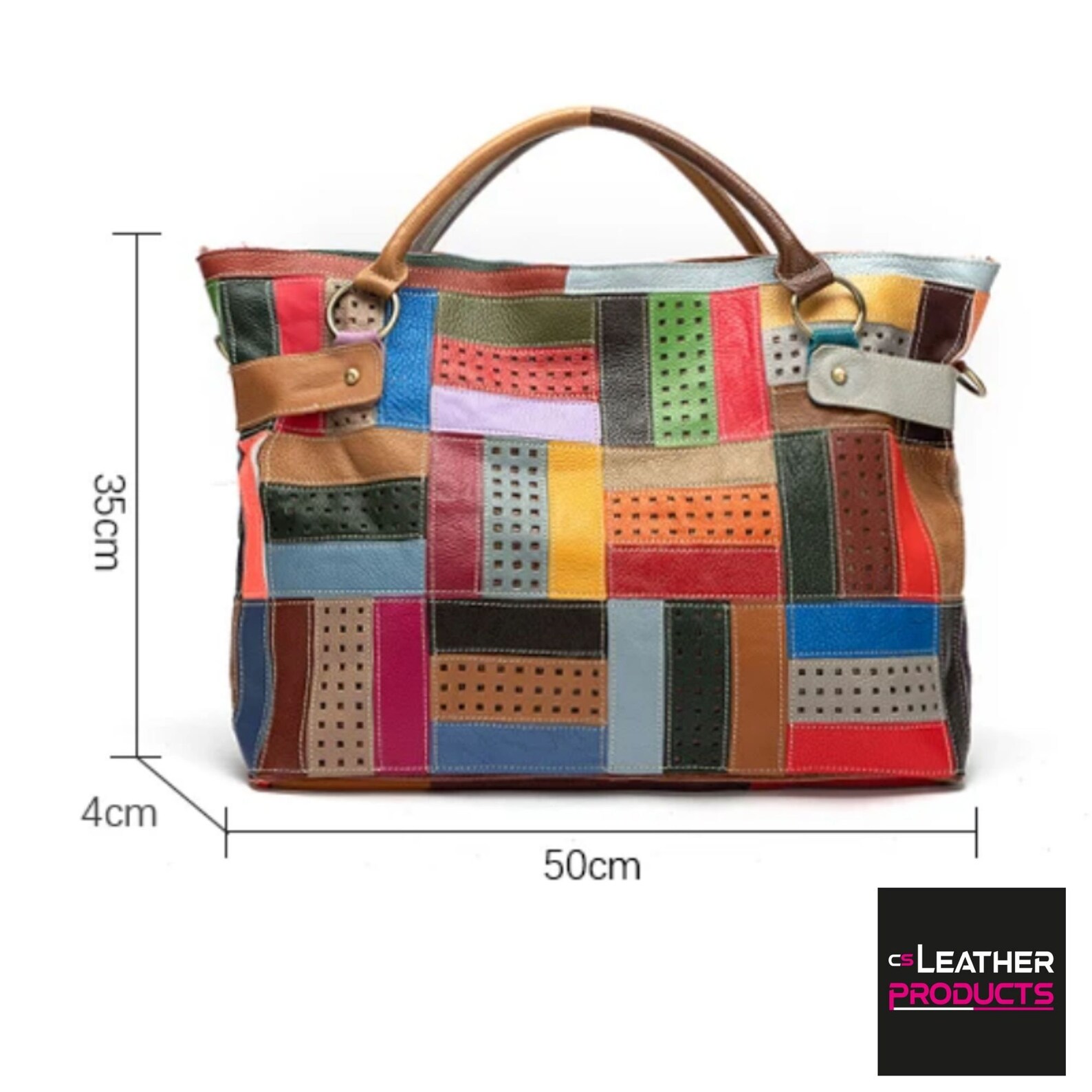 Patchwork Large Shopper Handbag Shoulder Bag, Women Design Female Tote ...