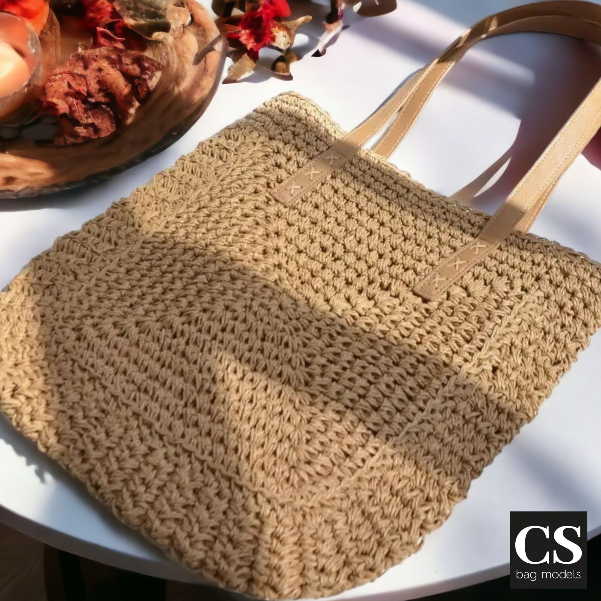 Women's Straw Weave Tote Bag, Woven Beach Bag, Fashion Casual Bag, Gift ...