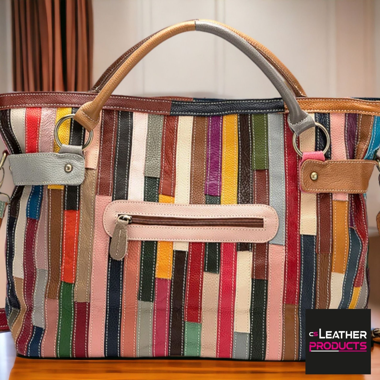 Patchwork Large Shopper Handbag Shoulder Bag, Women Design Female Tote ...