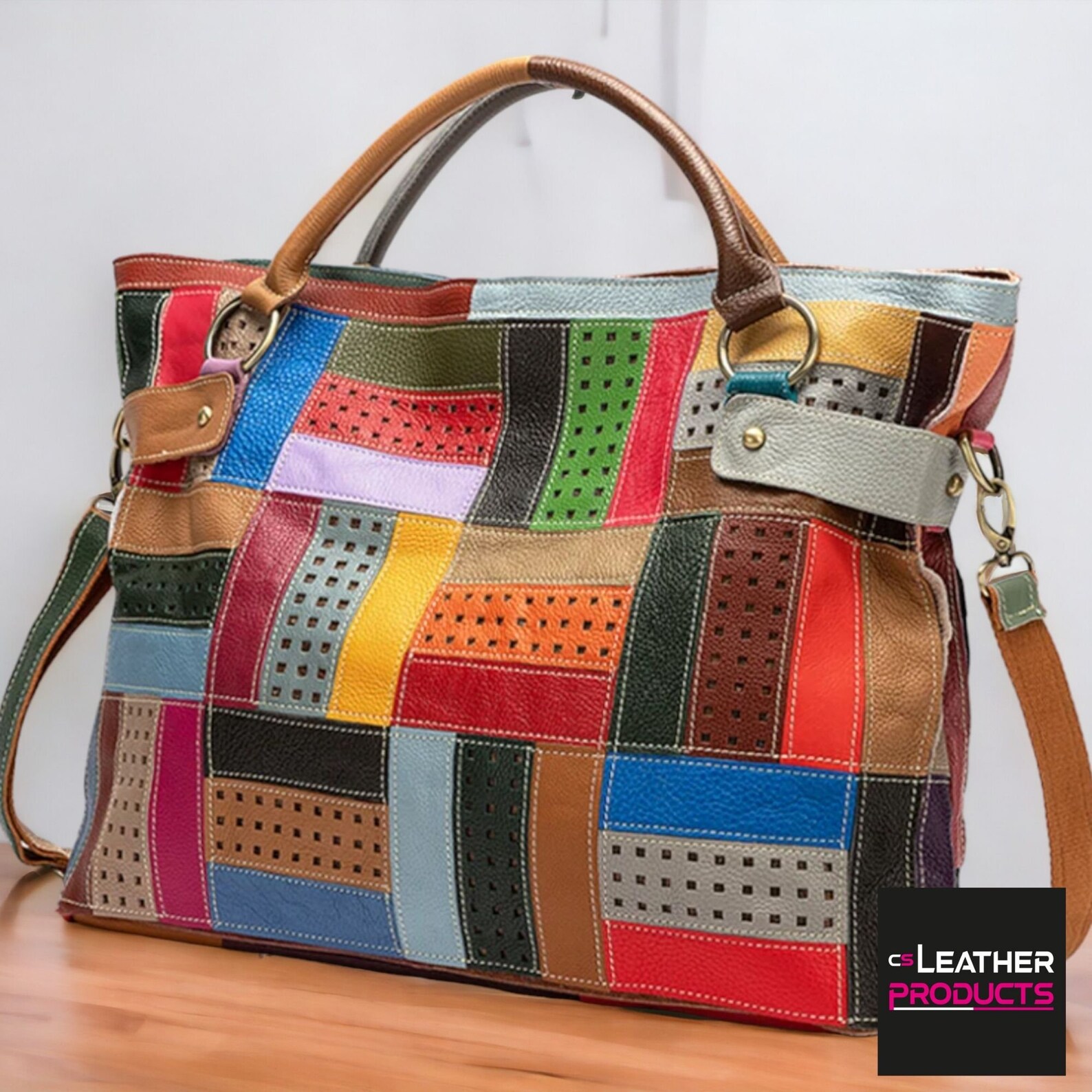Patchwork Large Shopper Handbag Shoulder Bag, Women Design Female Tote ...