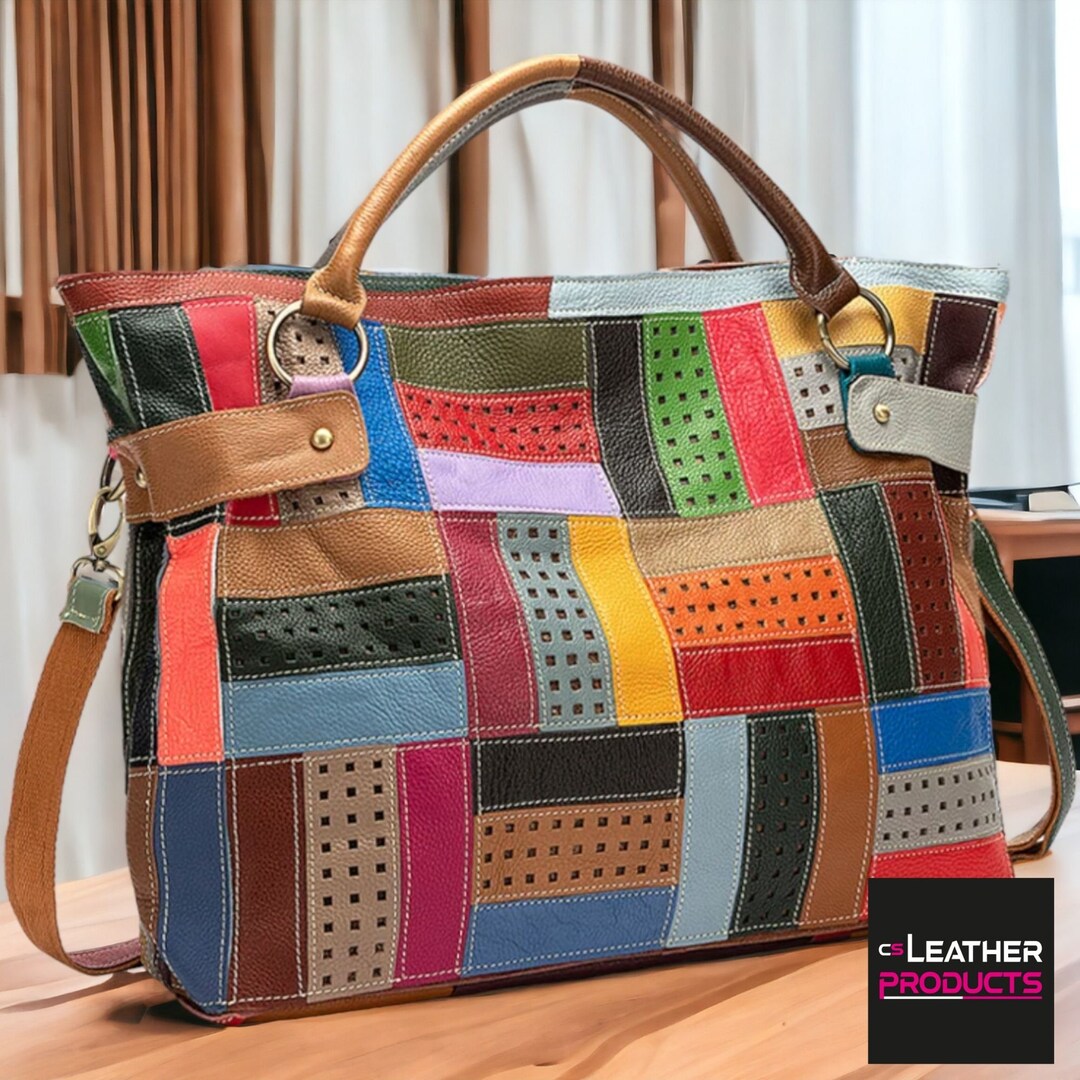 Patchwork Large Shopper Handbag Shoulder Bag, Women Design Female Tote ...