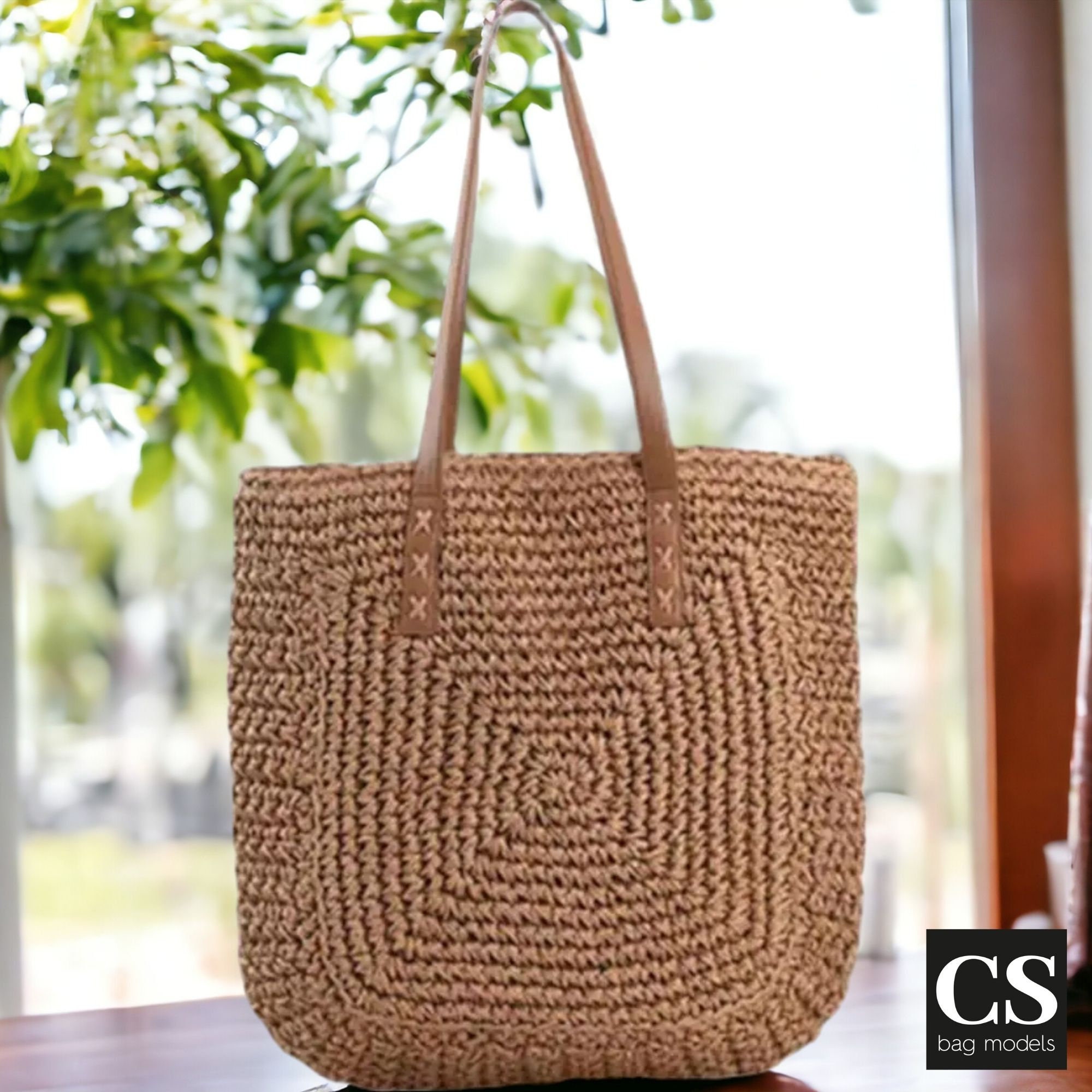 Women's Straw Weave Tote Bag, Woven Beach Bag, Fashion Casual Bag, Gift ...