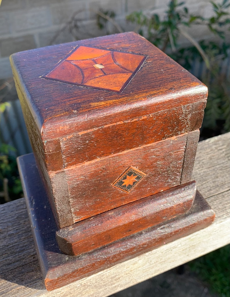 Unique Antique Cigarette Dispenser Box Hand Crafted With Drawer - Etsy