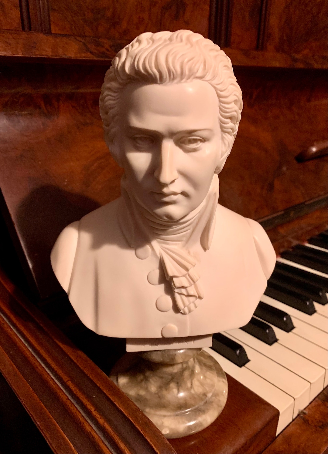 Large, Heavy Italian Marble Resin Mozart Statue by A. Gianelli - Etsy