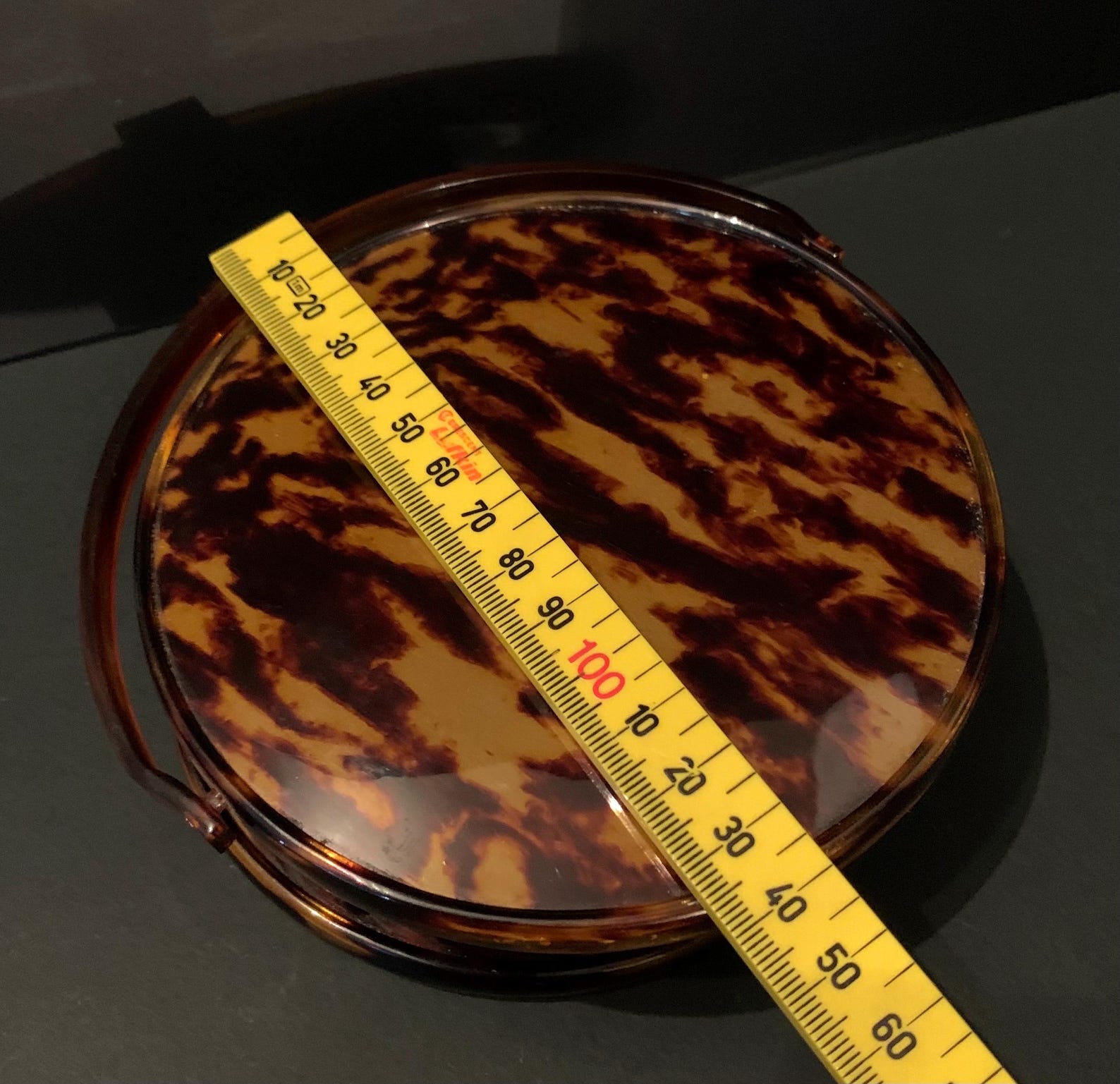 Fabulous Vintage Shaving Fold Away Mirror & Bowl Faux Tortoise Shell ...