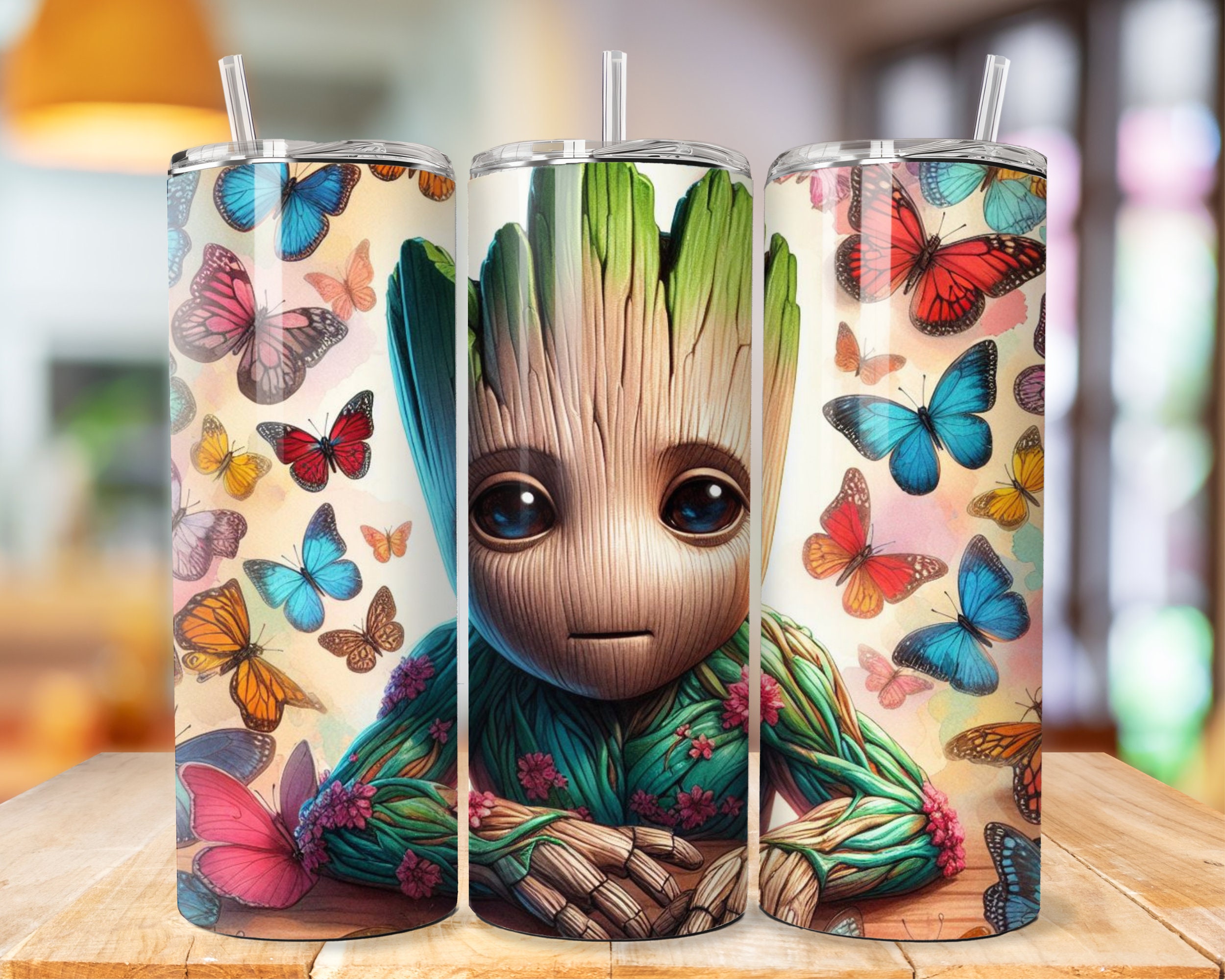 Groot Tumbler Wrap, Baby Groot Wrap, Groot Tumbler, Groot Sublimation ...