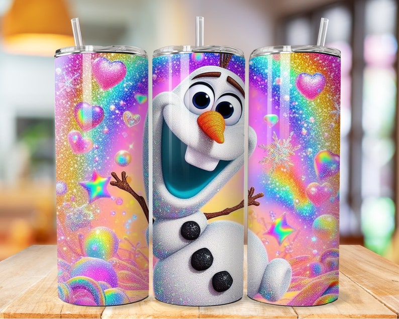 60+ Olaf Tumbler Wrap Bundle, Instant Download 20oz Tumbler PNG Wraps ...