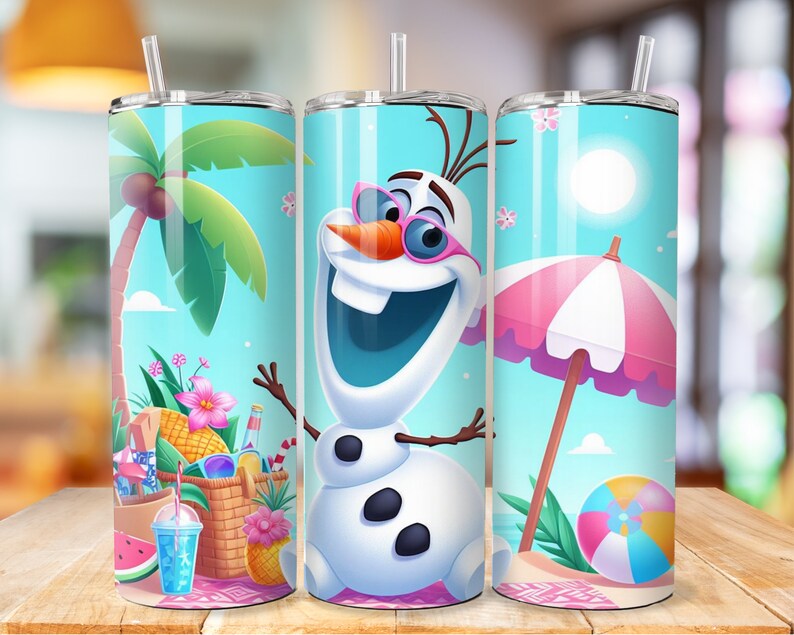 60+ Olaf Tumbler Wrap Bundle, Instant Download 20oz Tumbler PNG Wraps ...