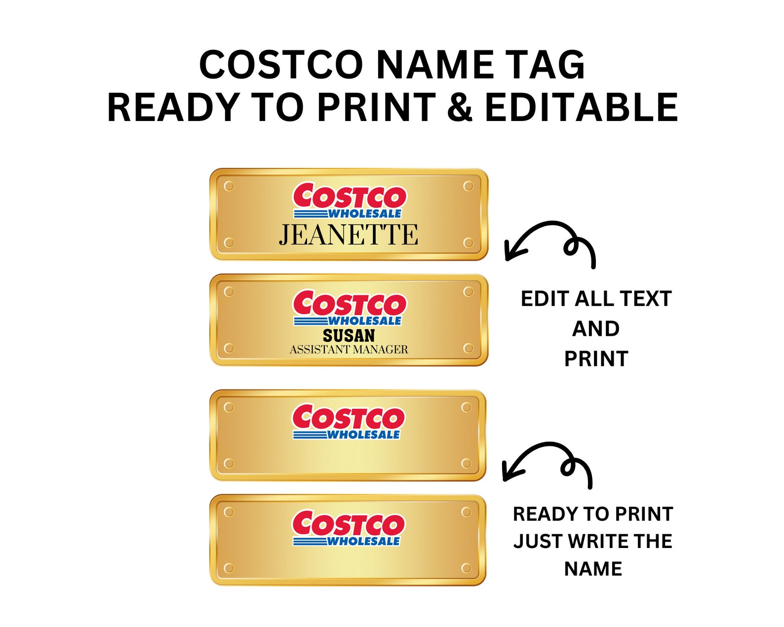 Costco Party Package, Costco Birthday Bundle, Editable Price Sign ...