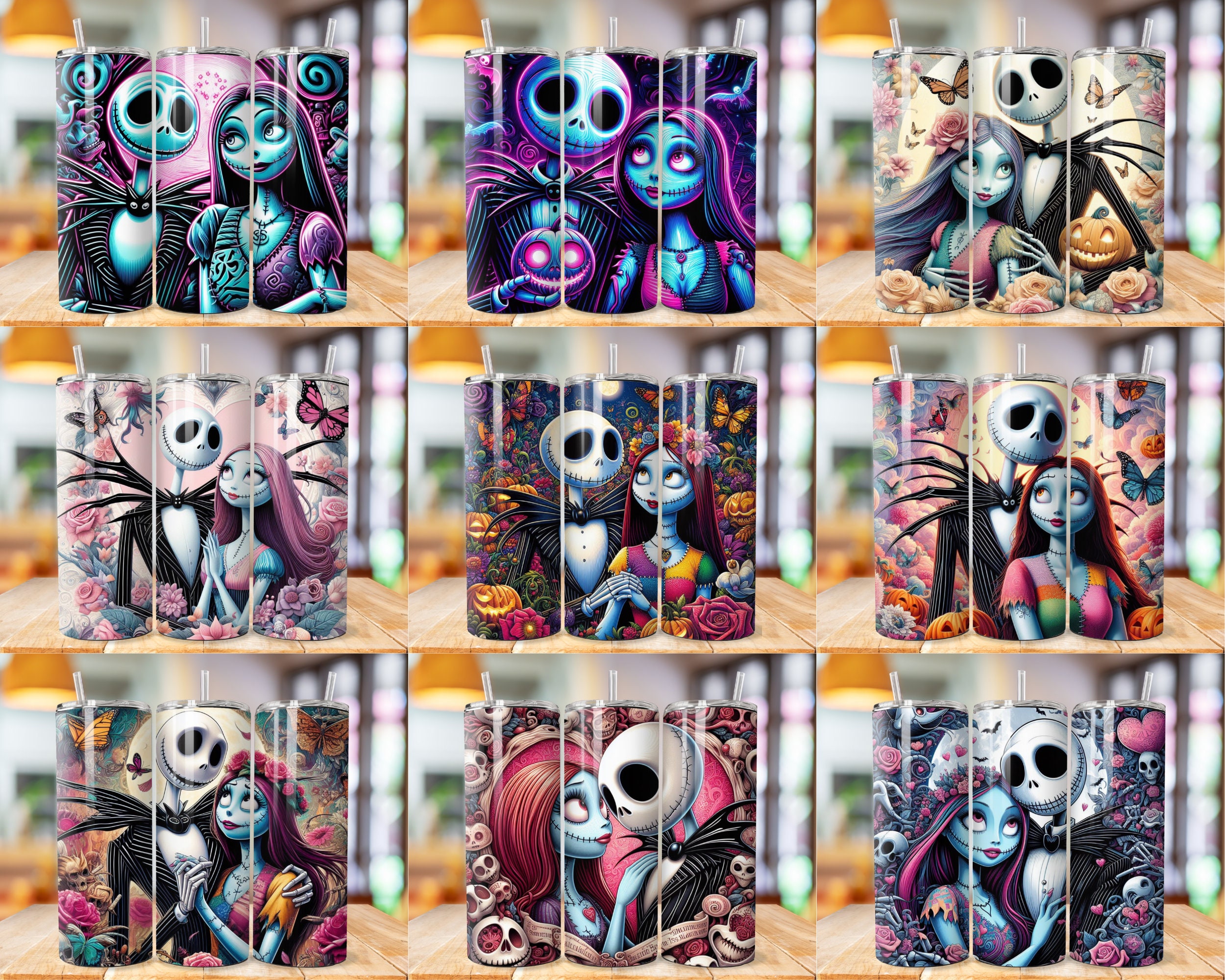 90+ the Nightmare Before Christmas Tumbler Wrap Bundle, Instant ...