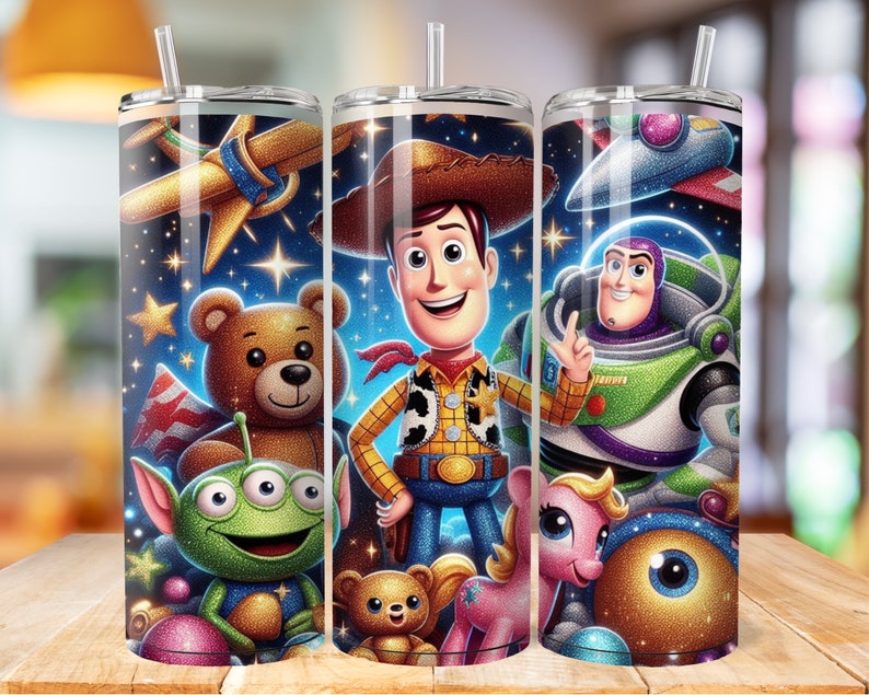 Toy Story Tumbler Wrap Bundle, 140+ Instant Download 20oz Tumbler PNG ...