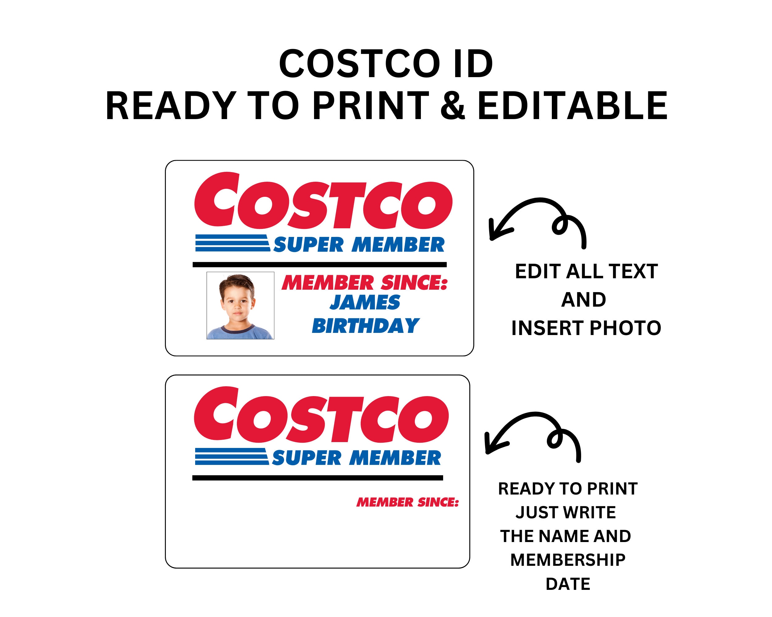 Costco Party Package, Costco Birthday Bundle, Editable Price Sign ...