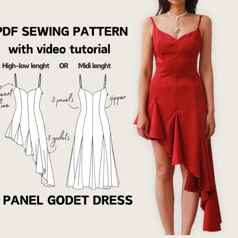 Panel Dress Pattern - Etsy
