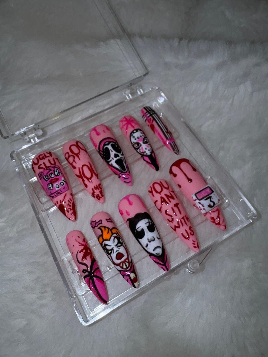 Halloween Mean Girls X Serial Killers Press on Nails - Etsy