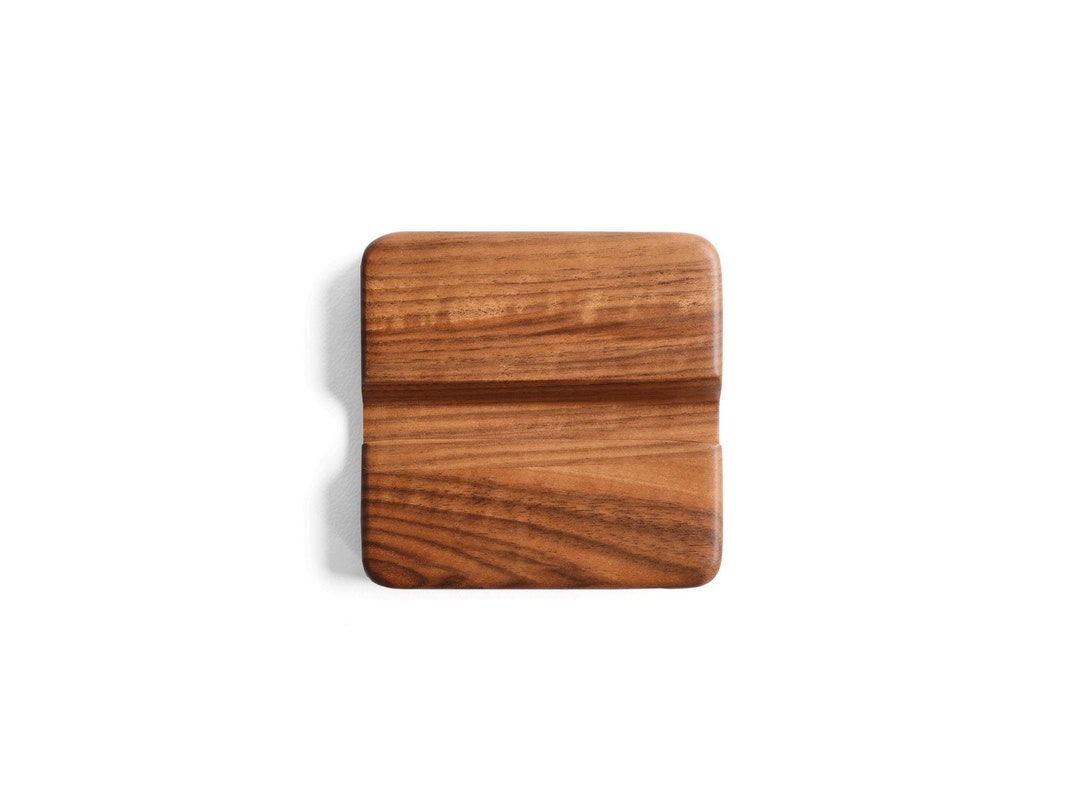 Handcrafted Beech Wood Phone Stand: Minimalist Desk Dock - Etsy