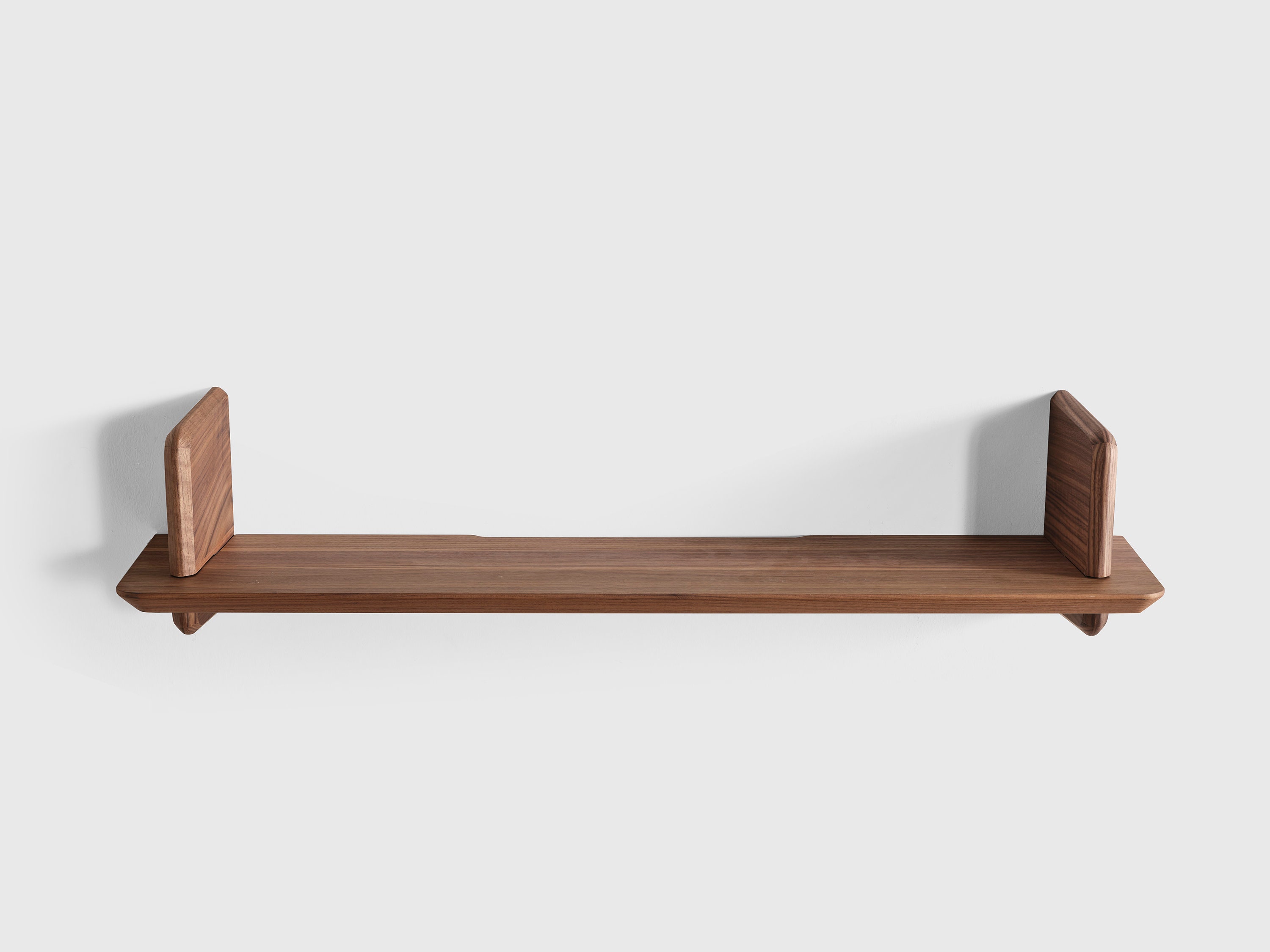 Handcrafted Modern Floating Shelf: MDF Wall Decor, Walnut Finish - Etsy