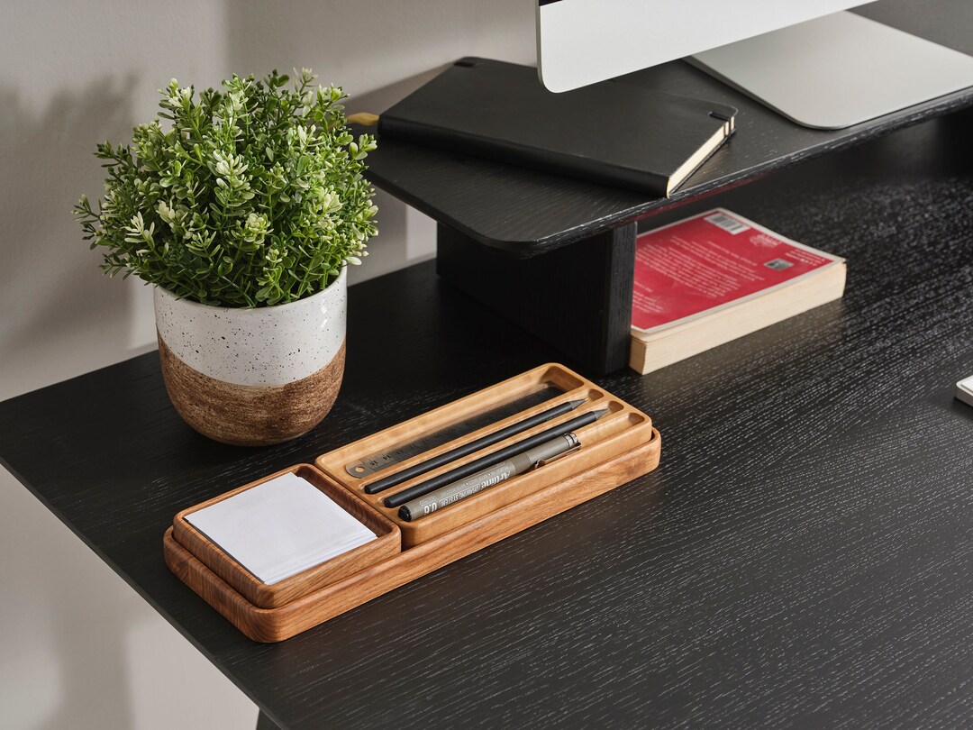 Set of 3 Organizer Set, Wood Organizer, Wooden Organization, Home ...