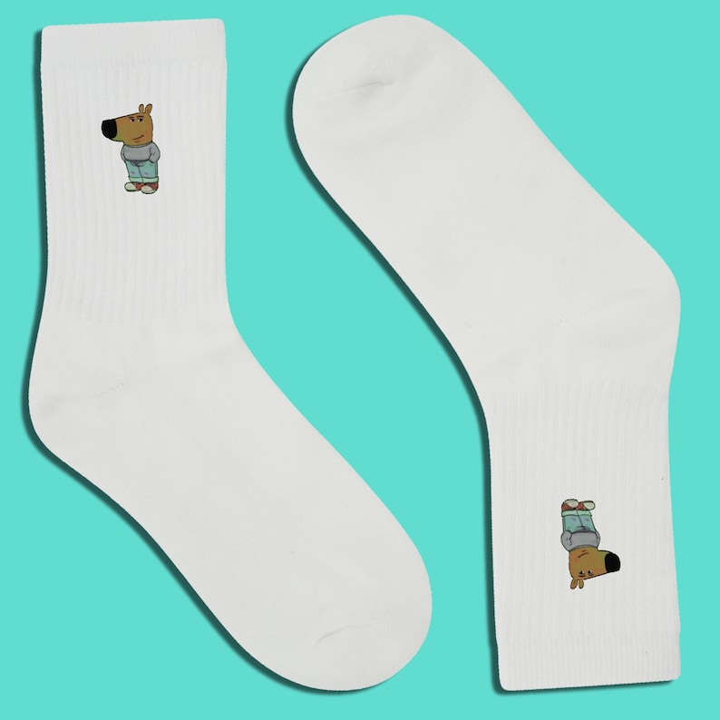 Just A Chill Guy Socks - Funny Gifts - Etsy Australia
