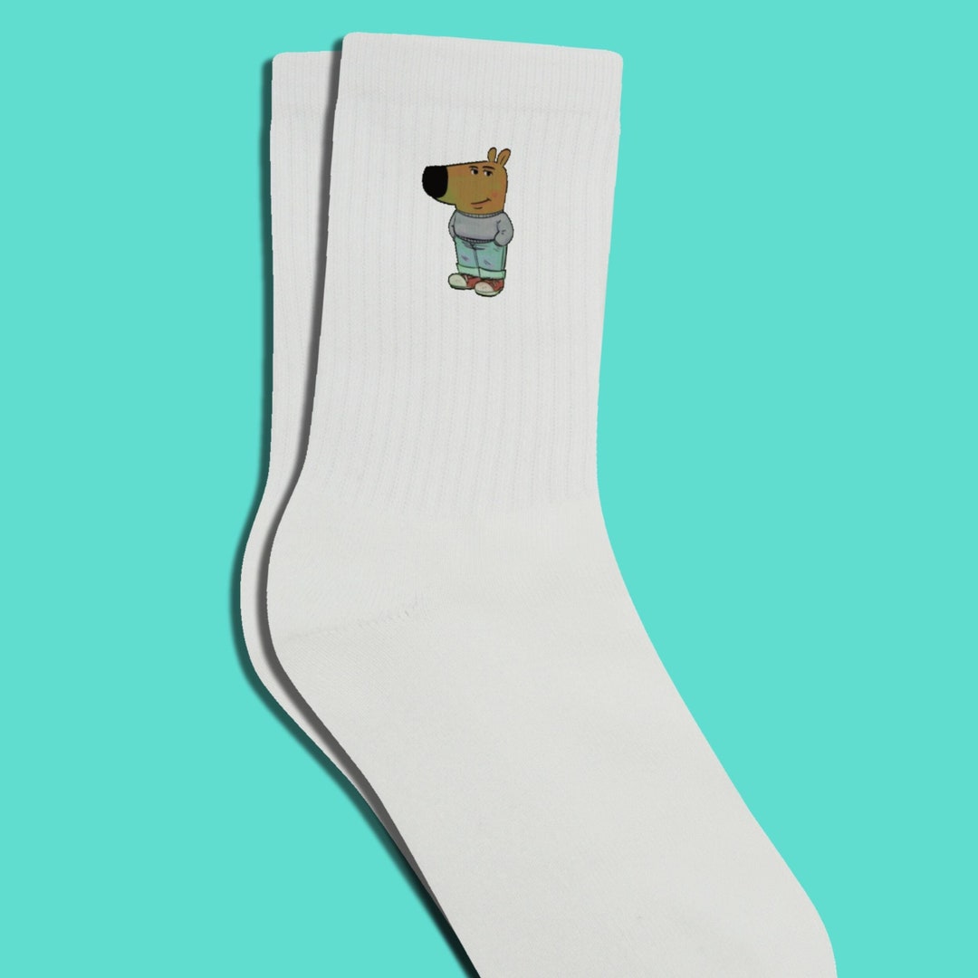 Just A Chill Guy Meme Socks - Funny Meme Gifts - Etsy