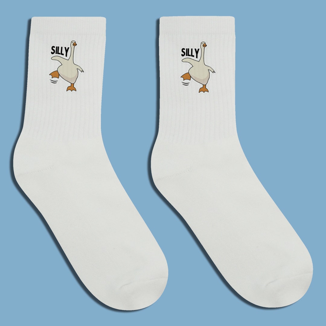 Silly Goose Socks - Funny Gift - Etsy