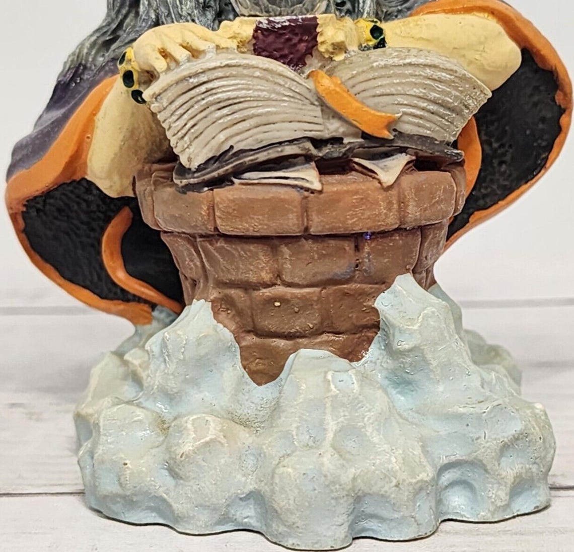 Merlin the Wizard With Crystal Ball & Open Spell Book by Spoontiques - Etsy