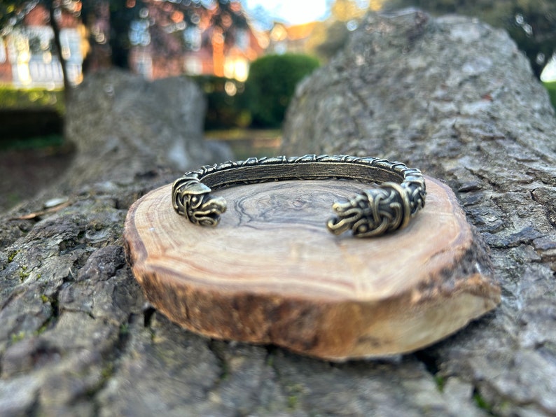 Viking Bracelet Hammered Celtic Torque Arm Viking Cuff Bangles Silver ...