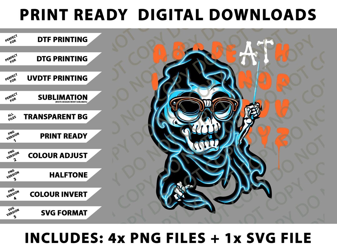 Death Teacher, Reading is Fun, Grim Reaper, Death, Alpha, PNG Bundle ...