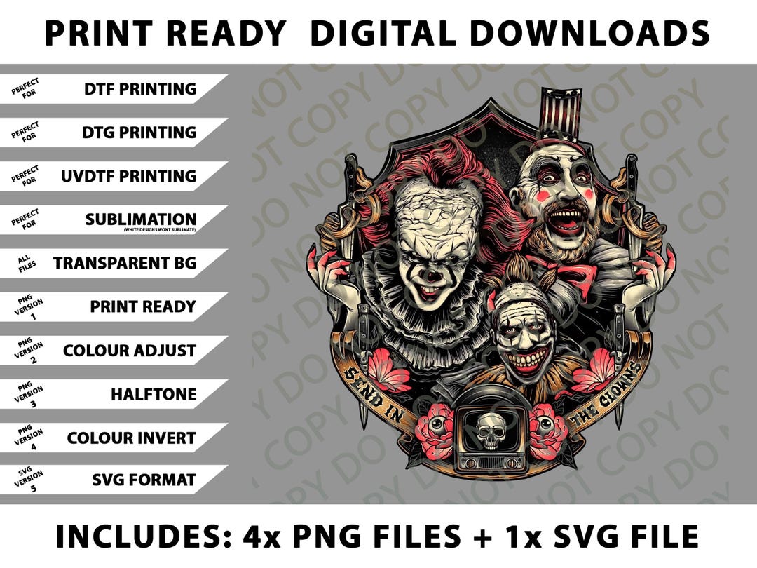 Send in the Clowns, Horror Clowns, Pennywise, Captain Spaulding, Twisty ...