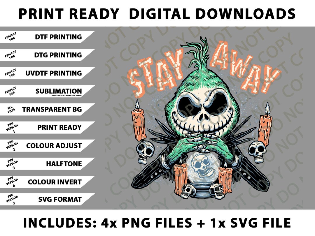 Stay Away, Grinch Jack, Jack Skeleton, the Grinch, Grinch Mashup ...