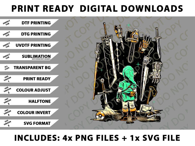 Adventurer, Chosen One, Link, 80s Retro, Retro Gaming, PNG Bundle, Trending Png Png Bundle, SVG ...