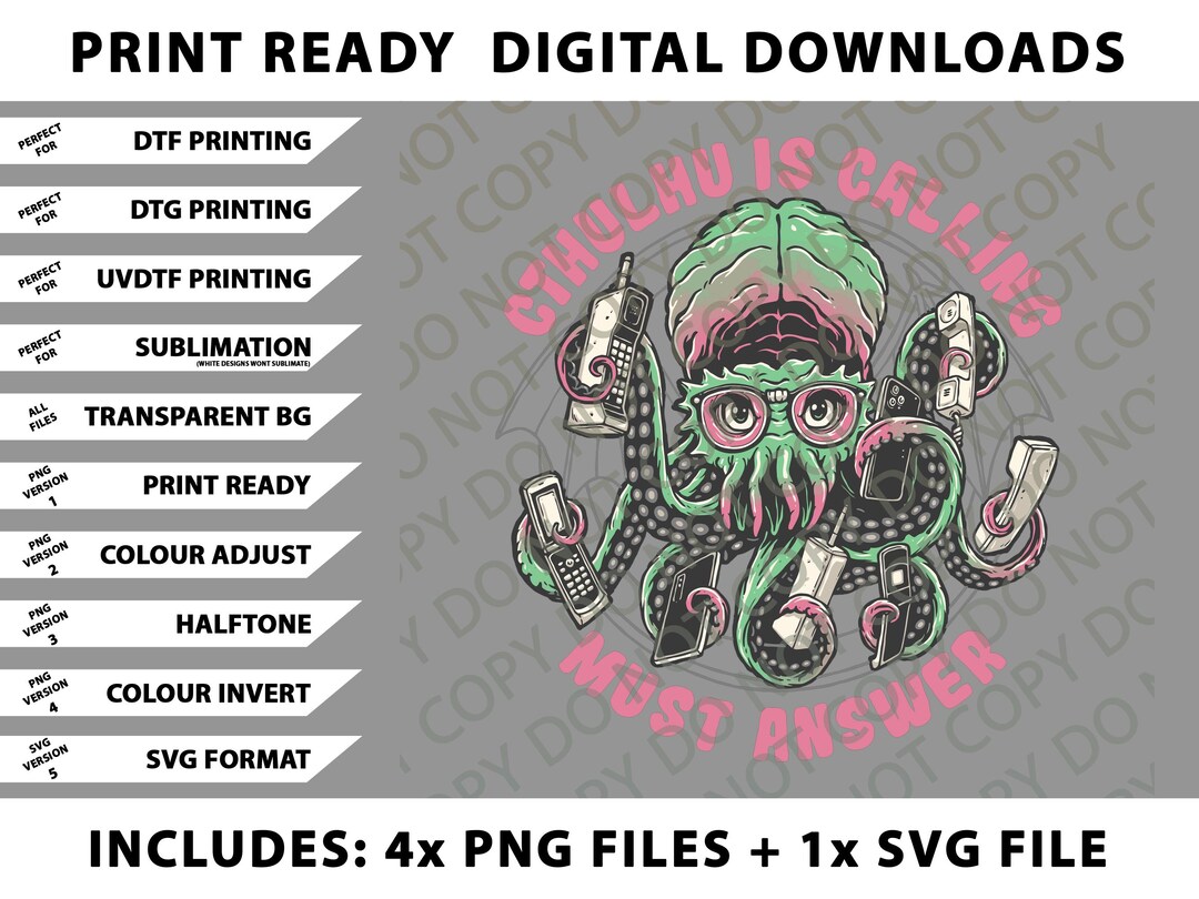 Cthulhu is Calling Must Answer, Cthulhu, the Call of Cthulhu, Horror ...