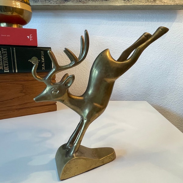 Brass Reindeer - Etsy