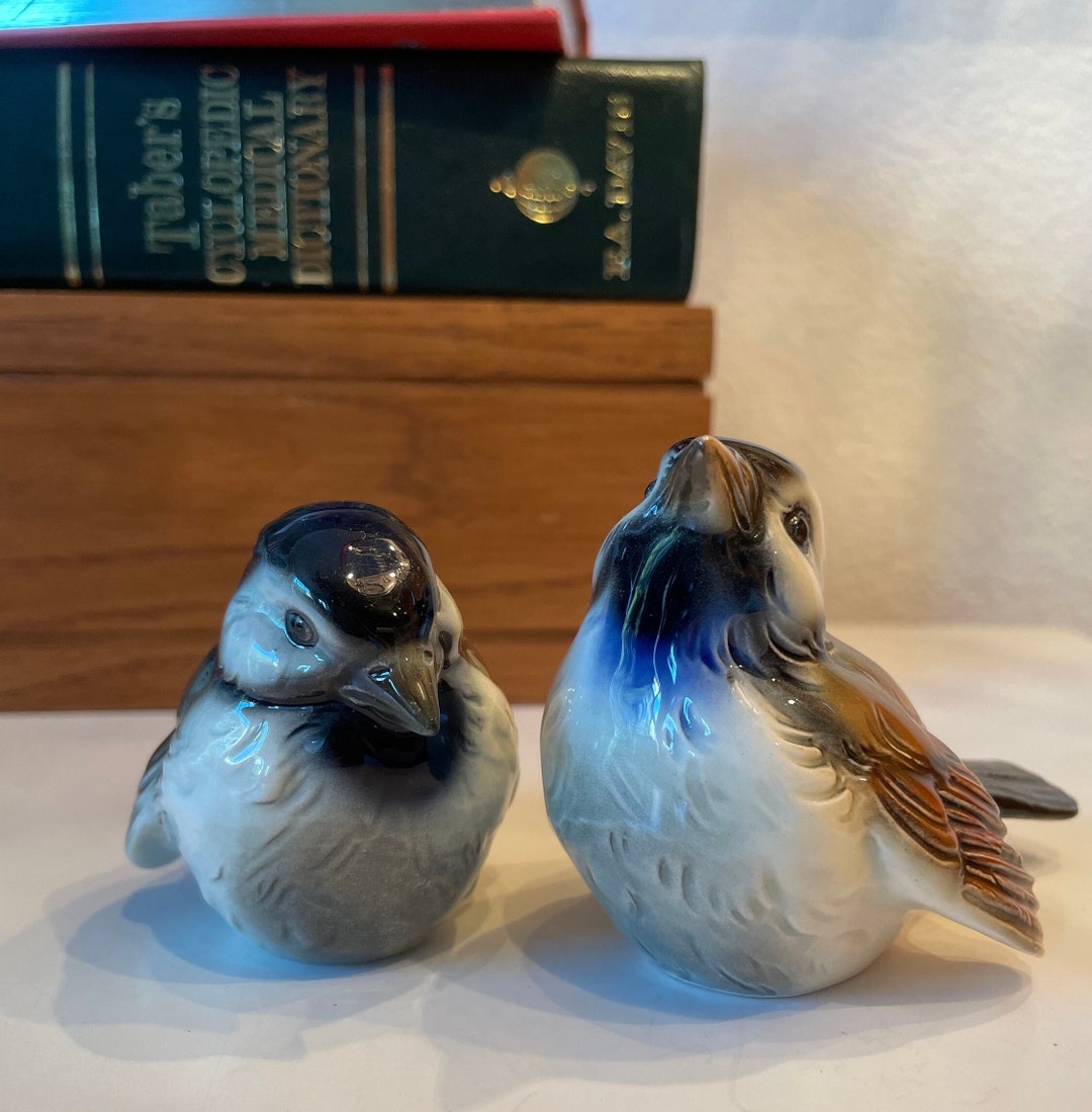Vintage Goebel Sparrow Blue Throated Chickadee Sparrowwest Germany Lot ...