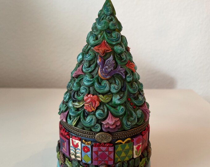 Jim Shore Christmas Tree Figurine I Believe in the Magic of Christmas ...
