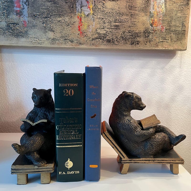 Animal Bookend - Etsy