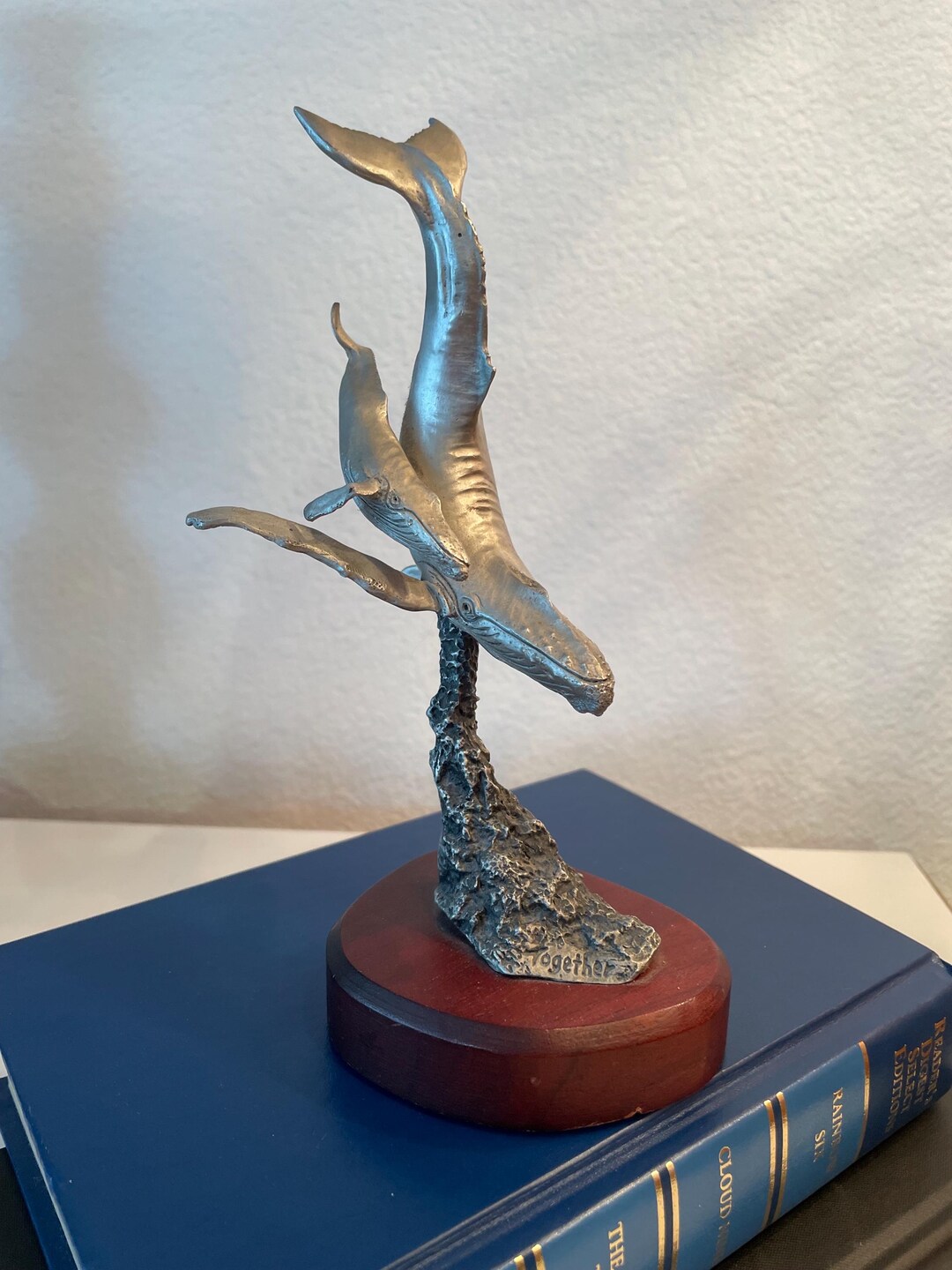 Vintage Legends Metal Whale Sculpture Fine Pewter | Humpback Whale and ...