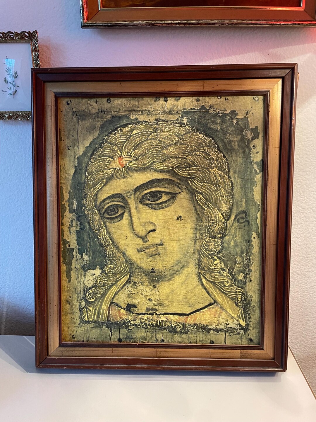 Russian Orthodox Art Print “the Angel With Golden Hair" Reproduction on ...