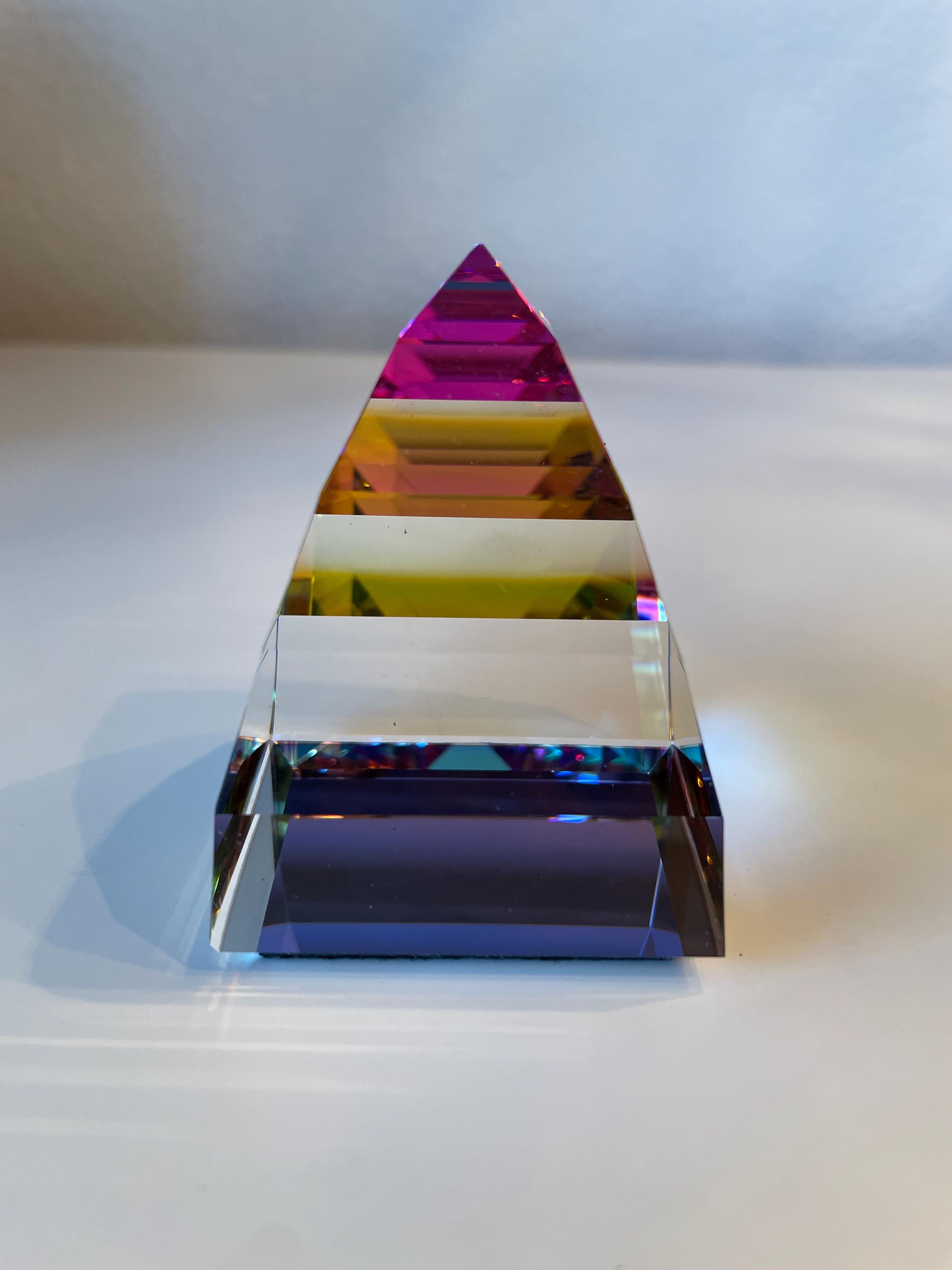 Swarovski Crystal Prism Pyramid, 2.75” Paperweight | Beautiful Prism ...