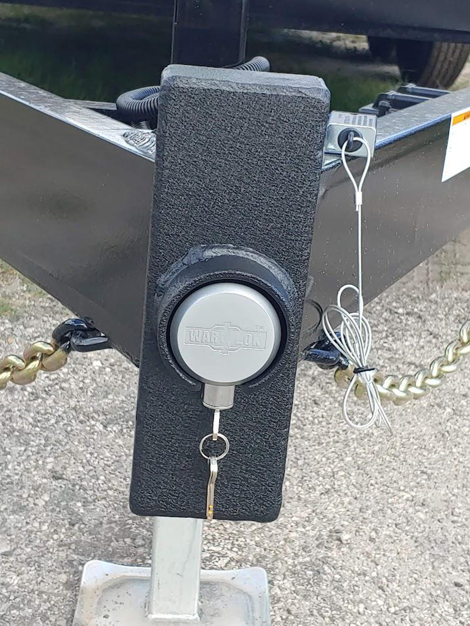 TRAILER LOCK BOX - Anti Theft Device for Trailers With 12 Inch 5 ...