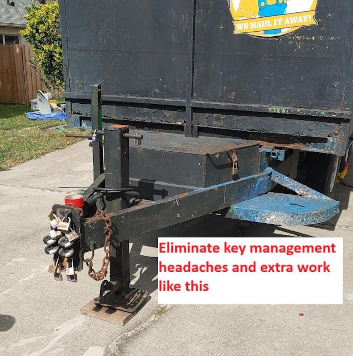 TRAILER LOCK BOX - Anti Theft Device for Trailers With 12 Inch 5 ...