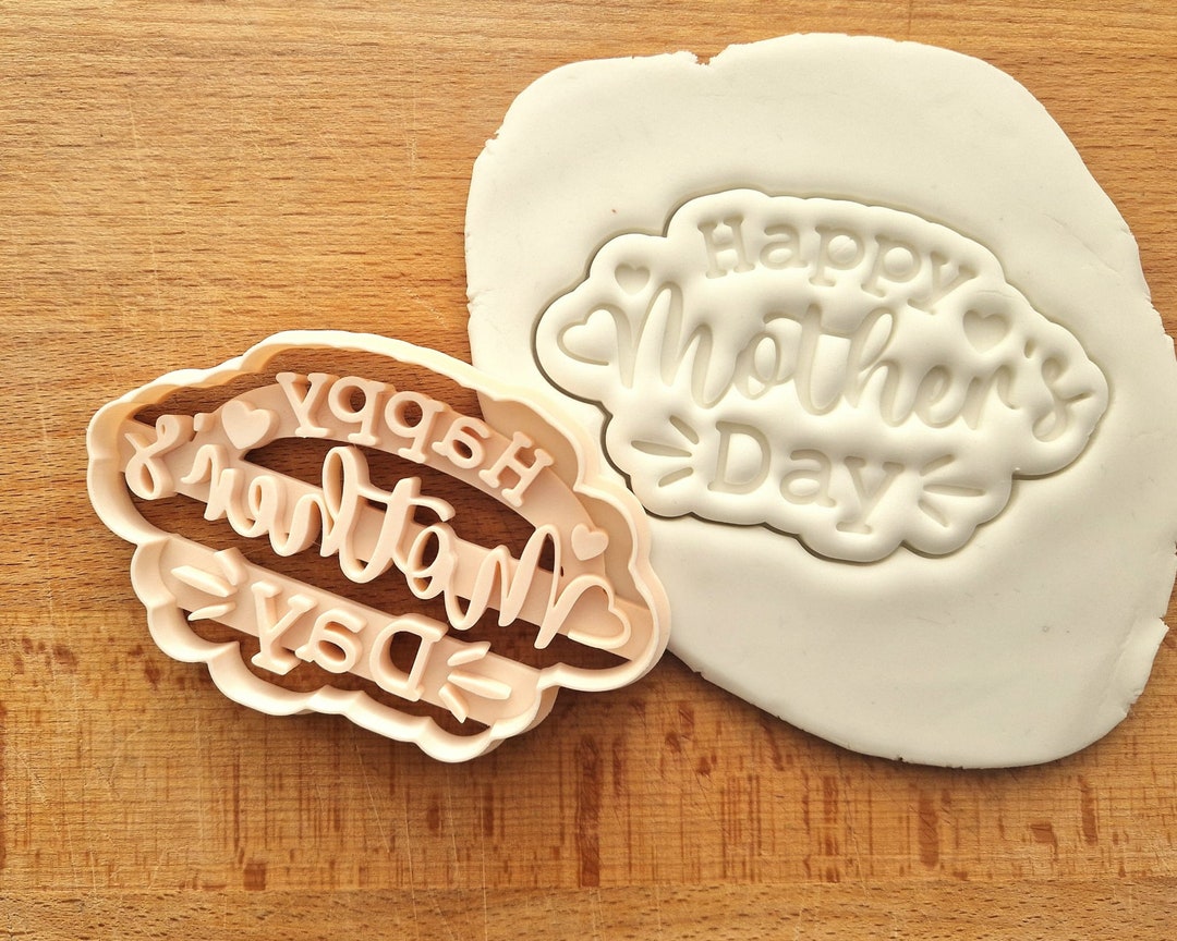 Happy Mother's Day Cookie Cutter - Mother's Day Cookies - Mothersday ...