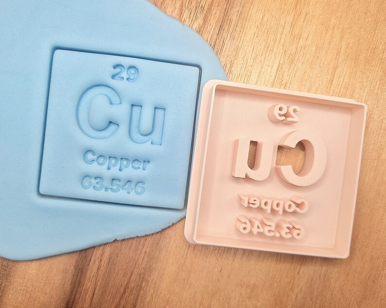 Cute Periodic Table Cookie Cutter - Chemistry, Periodic Table of ...