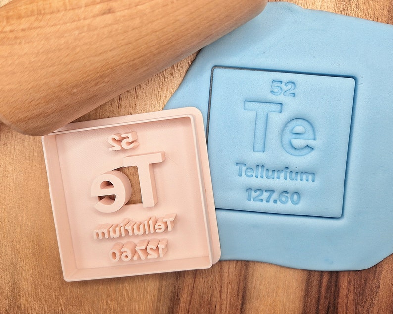 Cute Periodic Table Cookie Cutter - Chemistry, Periodic Table of ...