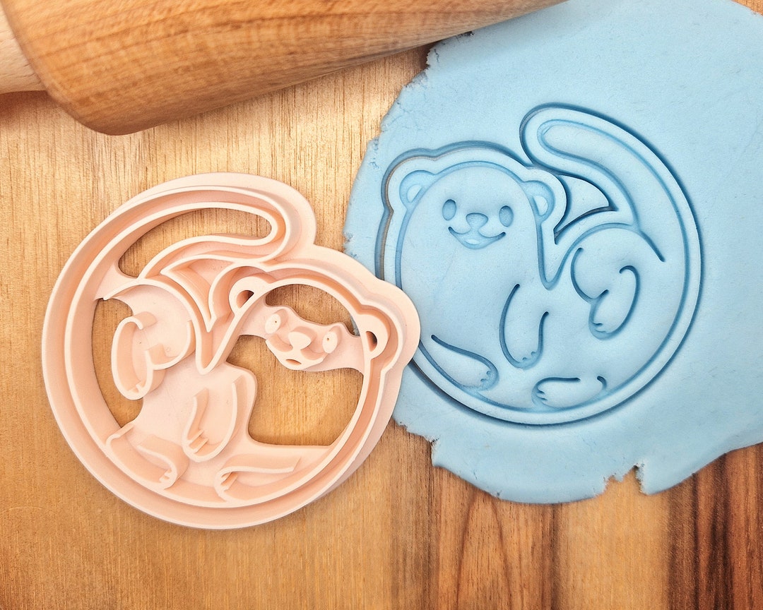 Otter Cookie Cutter - Wild Animals - Outside, Cute Otters Cookies ...