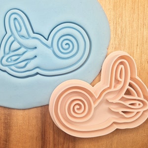 Cochlea Cookie Cutter - Ear, Anatomical - Human Body Cookie Cutter ...