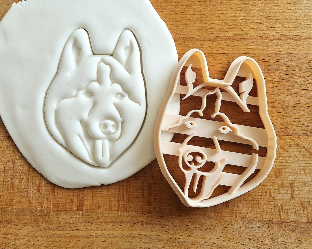 Siberian Husky Cookie Cutter - Dog Cookies - Dogs Cookie Cutter ...