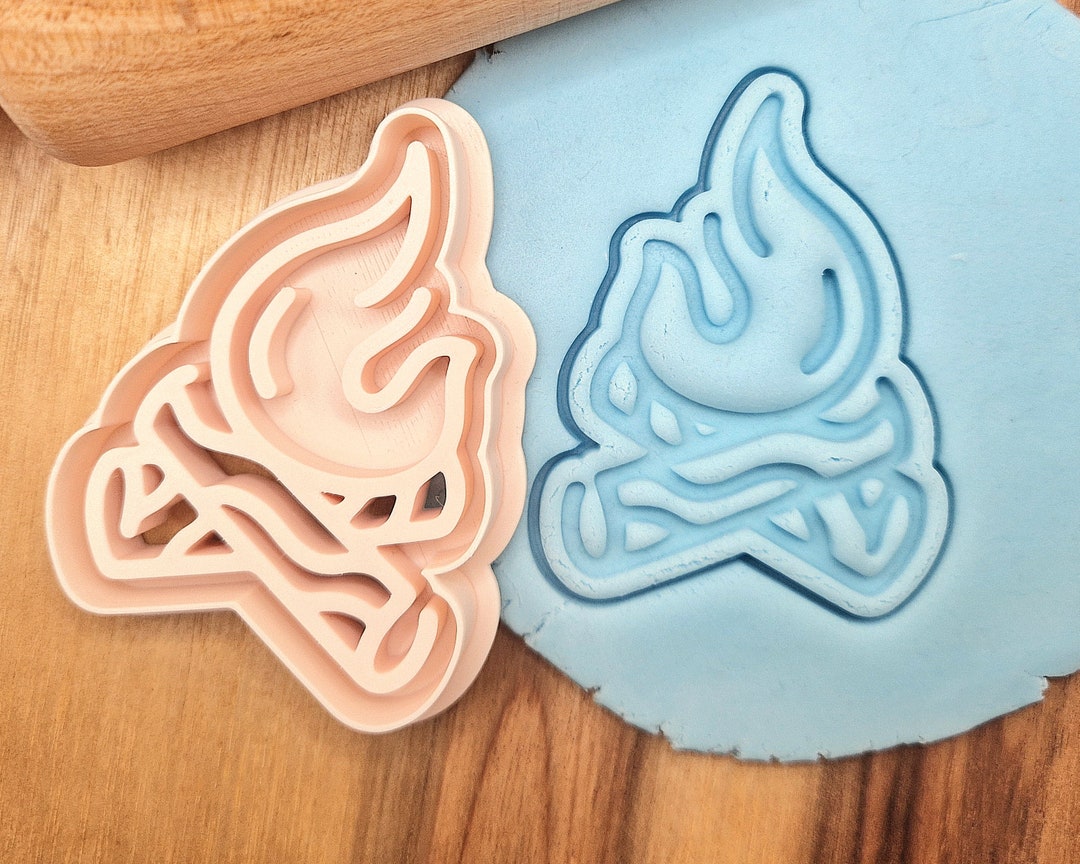 Camp Fire Cookie Cutter - Outdoor Camping, Camper, Outside Cookies ...